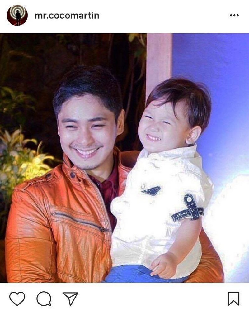 33 Adorable Moments of Coco Martin with his favorite baby! | ABS-CBN ...